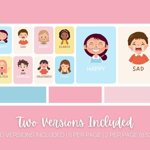 Emotion Face Flashcards Feelings Flashcards Social Emotional Learning ...
