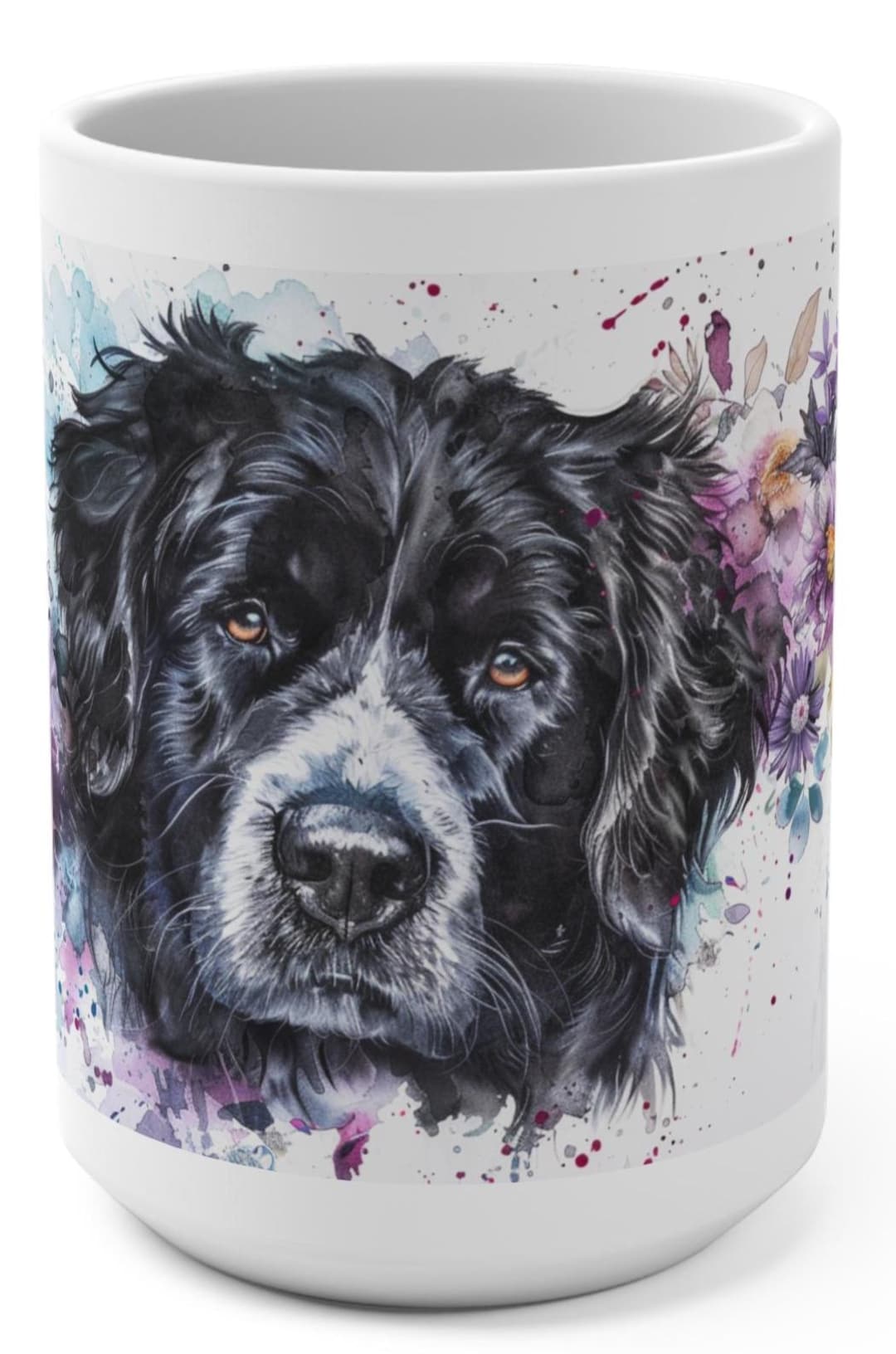 Dog Breeds - Newfoundland - 15 Oz, Newfoundland Dog Coffee Mug, Newfie ...