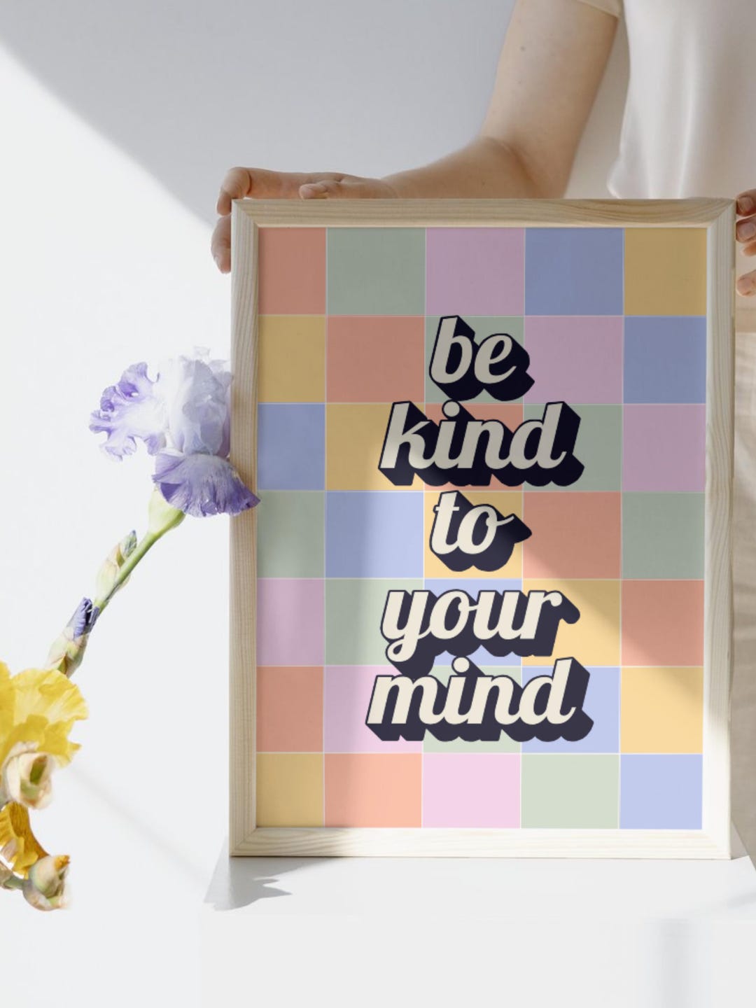Be Kind to Your Mind Printable, Mental Health Poster, Therapy Office ...