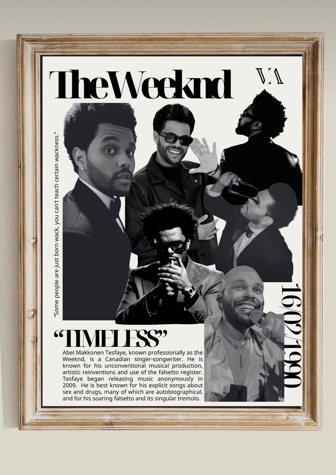 The Weeknd Poster- Wall Decor (digital Print) - Etsy