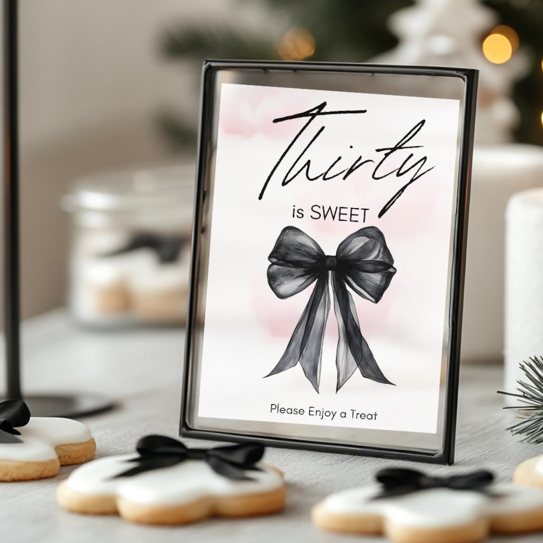 Cookie Table Sign, Sweet Table Signage, Printable Editable Minimal ...