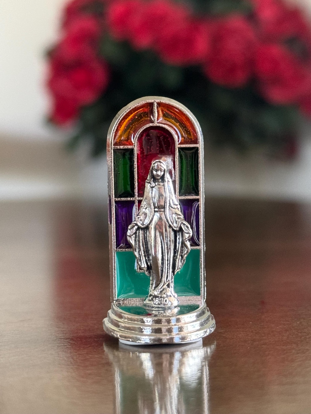 Miniature Virgin Mary Statue, Catholic Small Statue, Mini Mary Statue ...