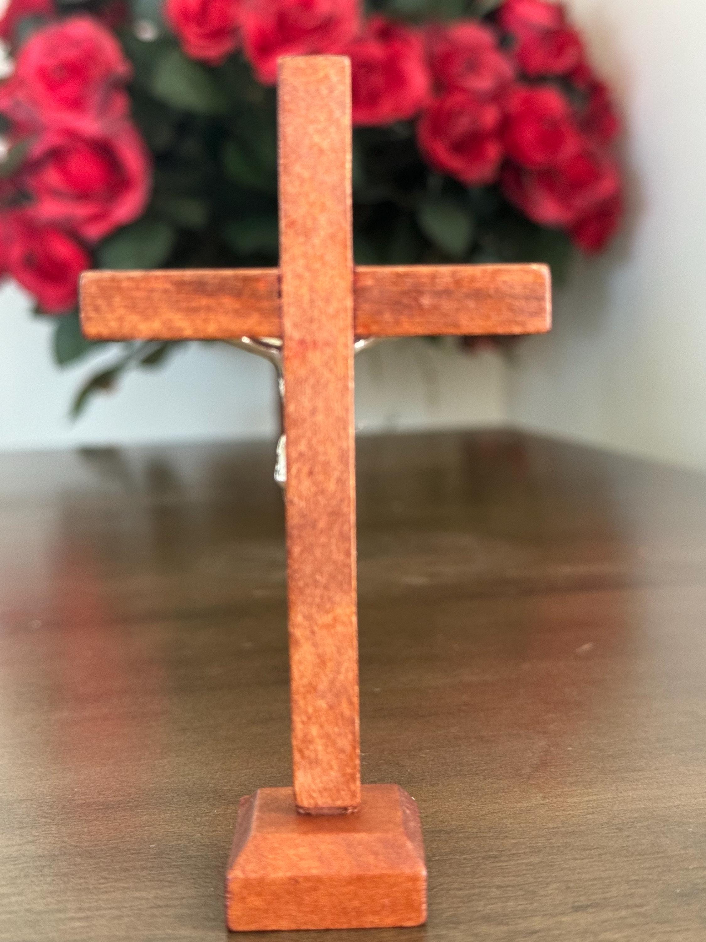 Crucifix Stand, Altar Stand With Detachable Base, Wooden Cross - Etsy
