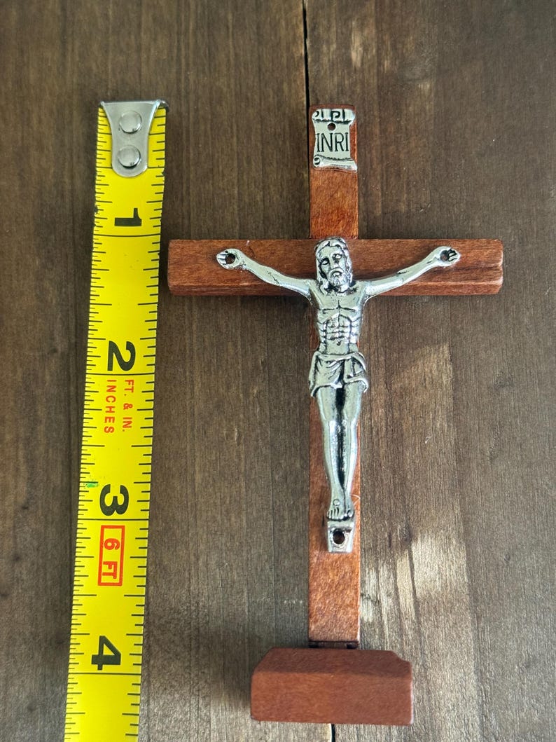 Crucifix Stand, Altar Stand With Detachable Base, Wooden Cross - Etsy