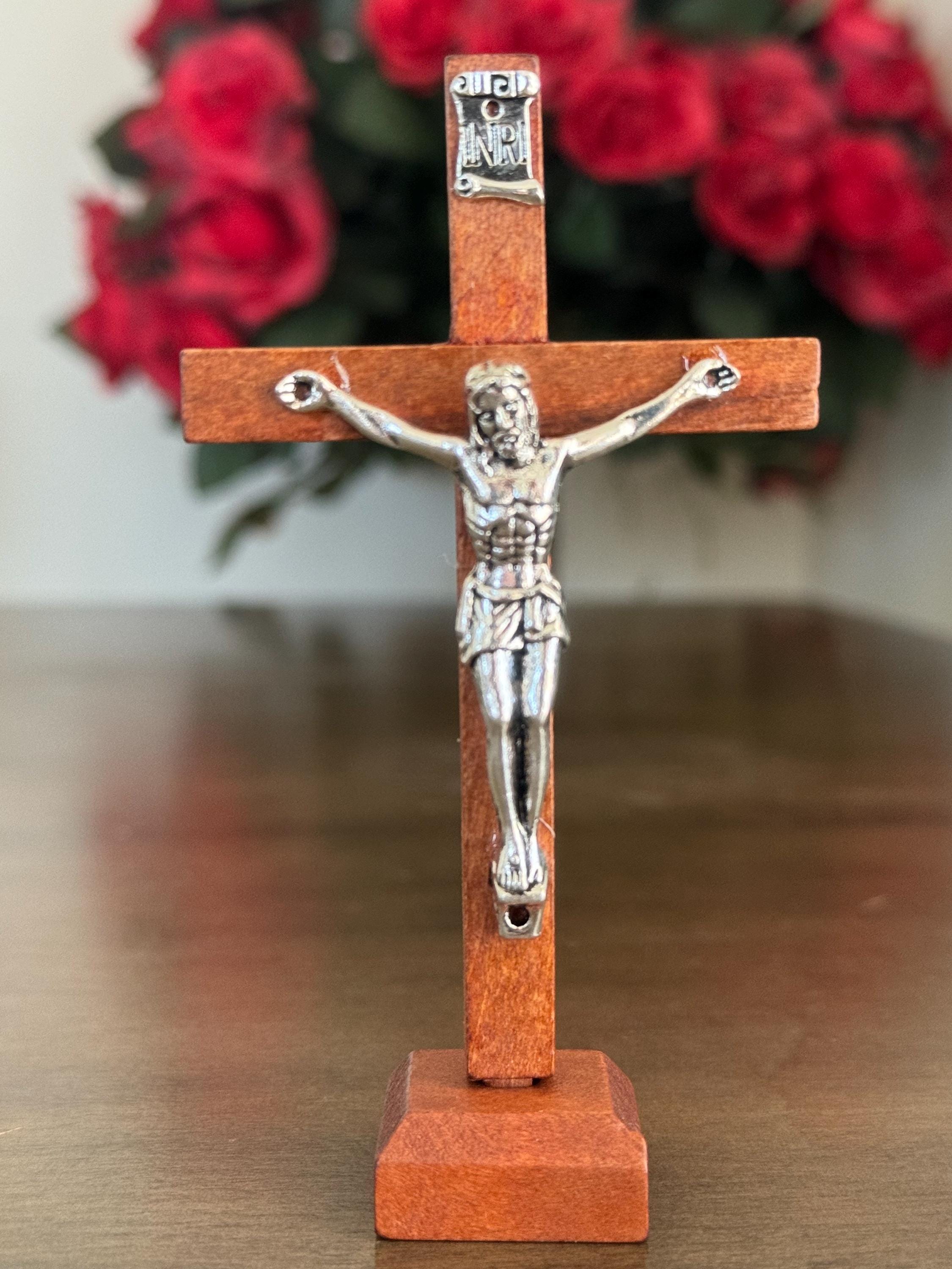 Crucifix Stand, Altar Stand With Detachable Base, Wooden Cross - Etsy