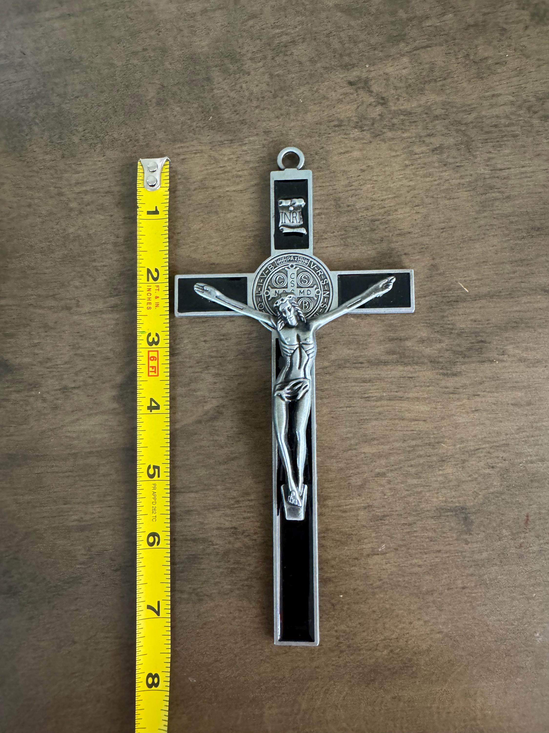 St. Benedict Wall Crucifix, Exorcism Crucifix - Etsy