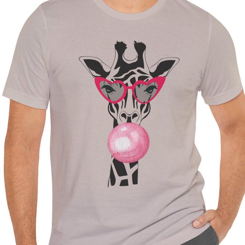 Giraffe T Shirt - Etsy