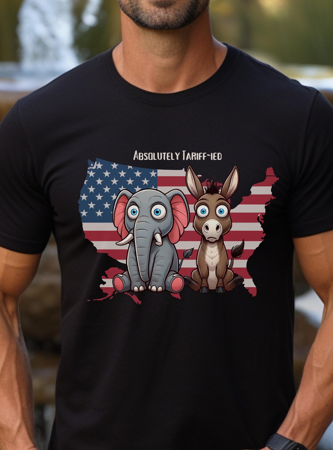 Political Statement Unisex Tee, Republican Democrat Tariff Tshirt ...