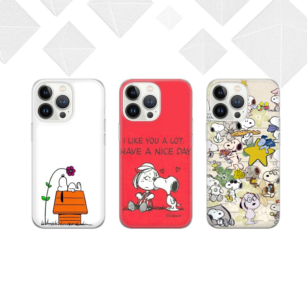 Peanuts Phone Case Comics Cover for iPhone 16 Pro, 15, 14, 13, 12, 11 ...