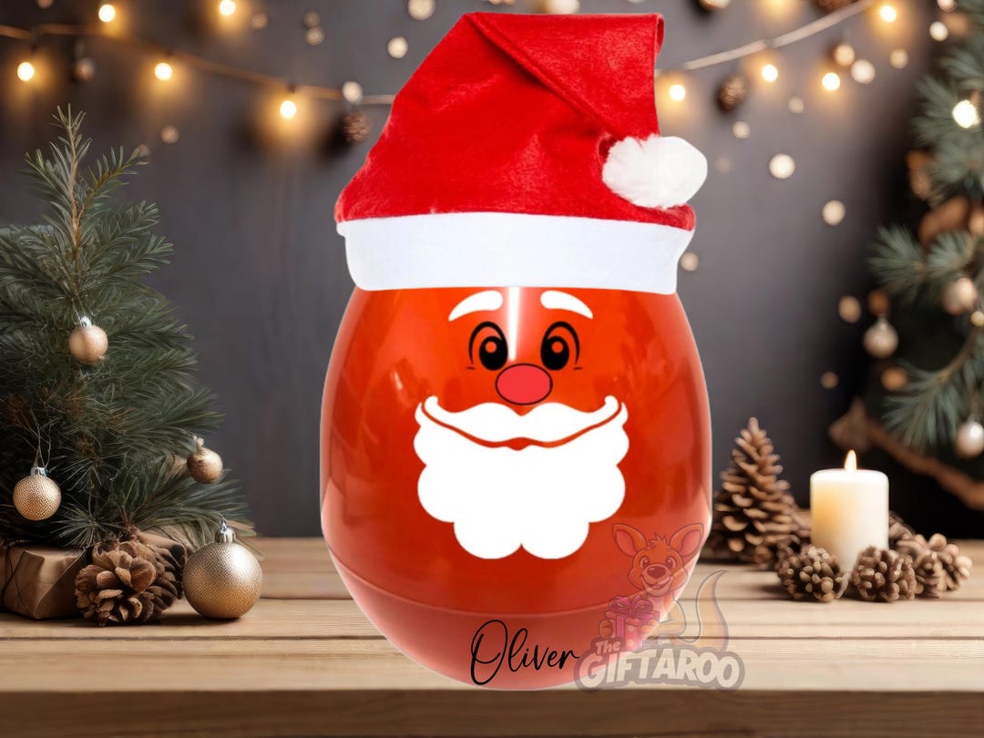 Santa Giant Fillable Personalised Egg / Christmas / Christmas Gift Box ...