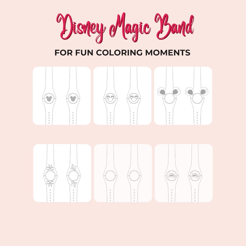 Disney Magicband Covers | Cute Printable Wraps for Family Disney ...