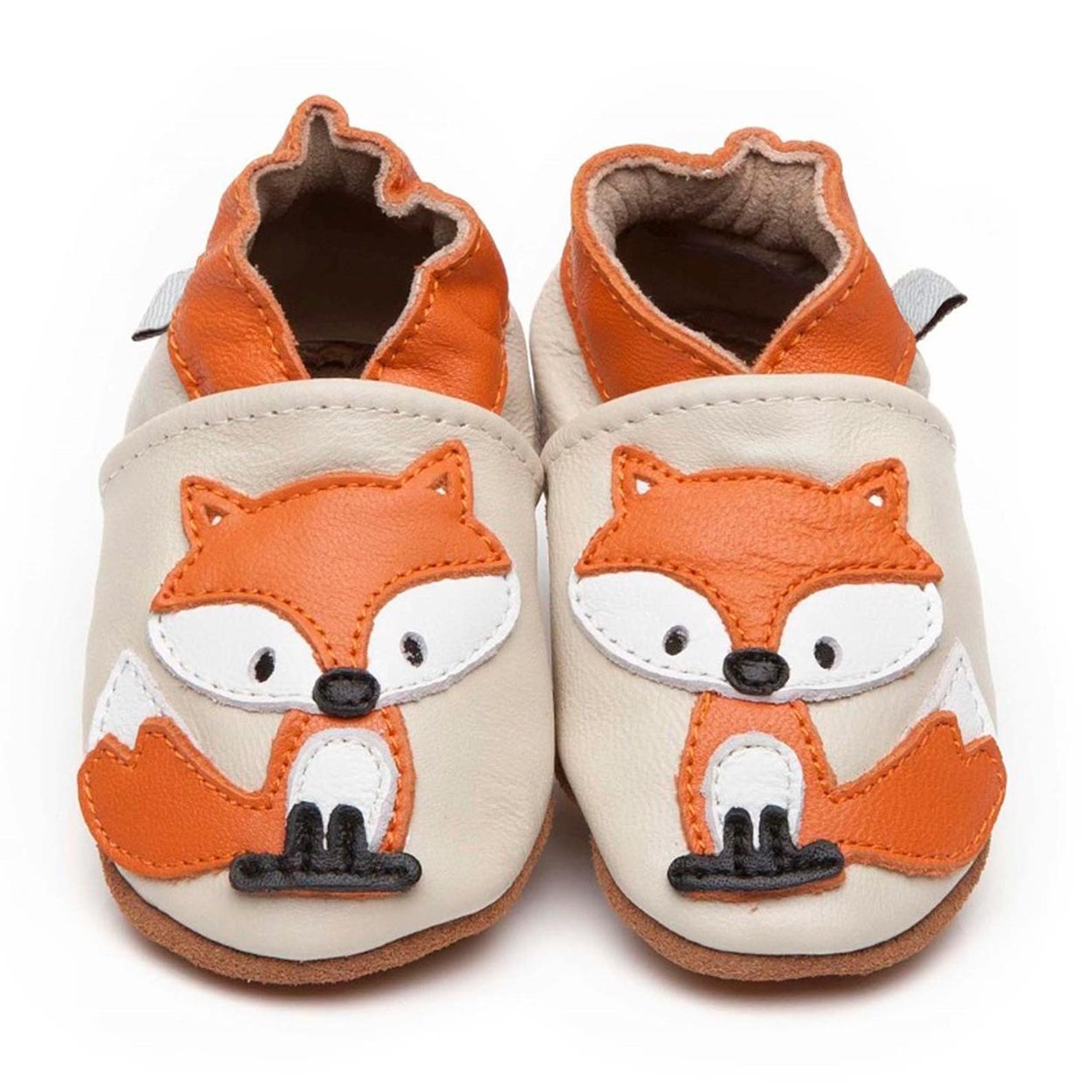 Toddler and Baby Leather Shoes Fox - Etsy