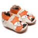 Toddler and Baby Leather Shoes Fox - Etsy