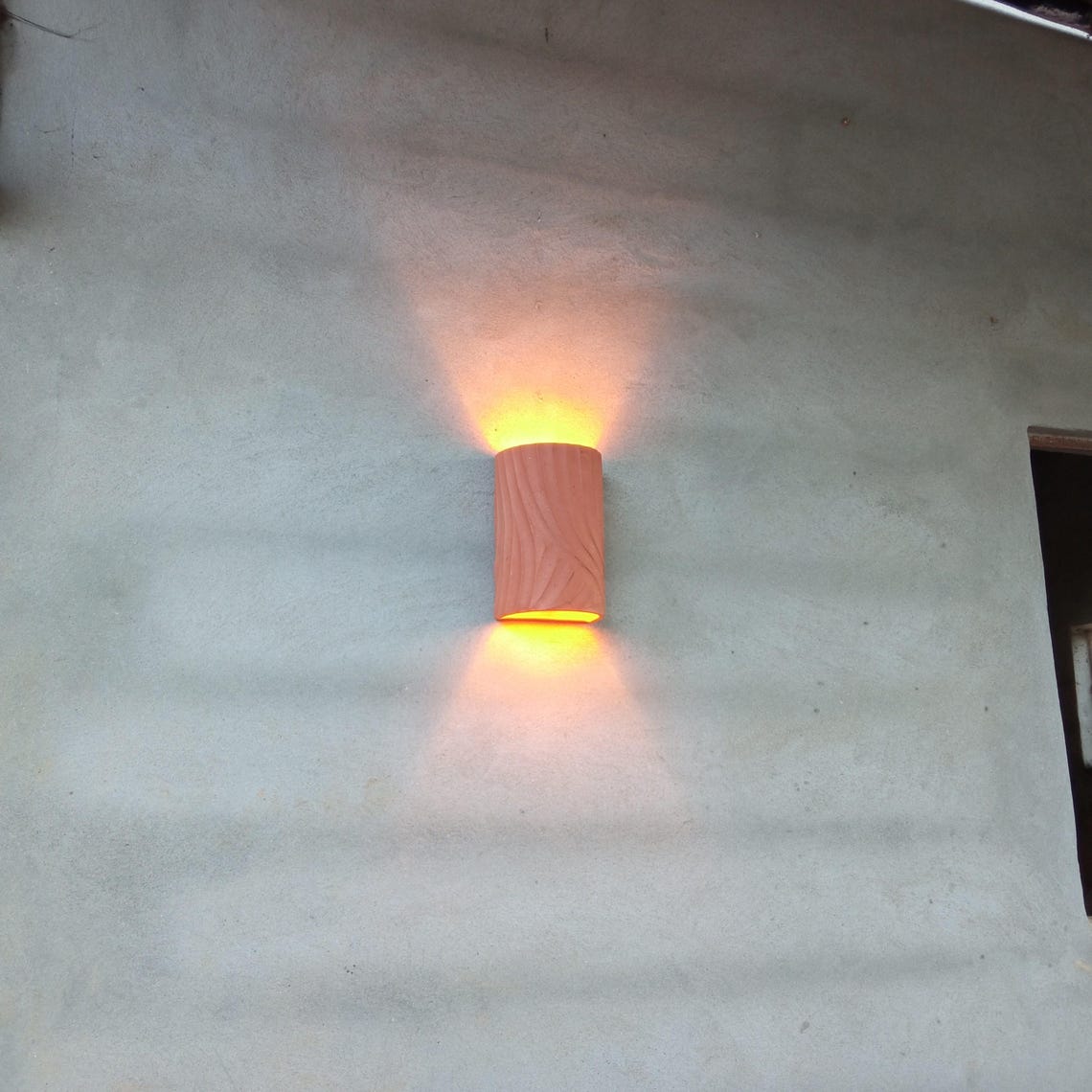 Terracotta Wall Light Fixture | Wall Light Ceramic | Cilinder Sconce ...
