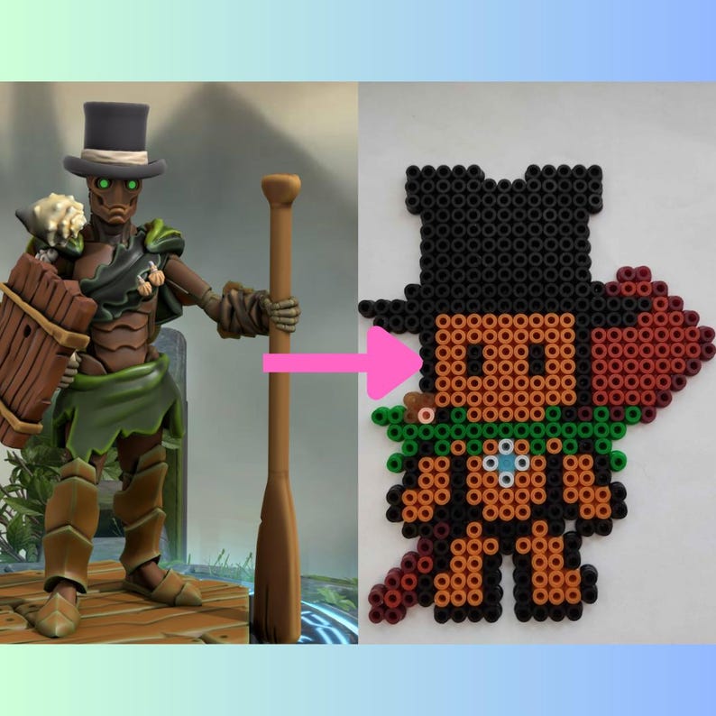 Custom Hama Character Creator Kit Dungeons and Dragons - Etsy