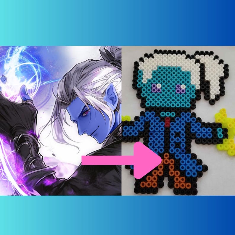 Custom Hama Character Creator Kit Dungeons and Dragons - Etsy