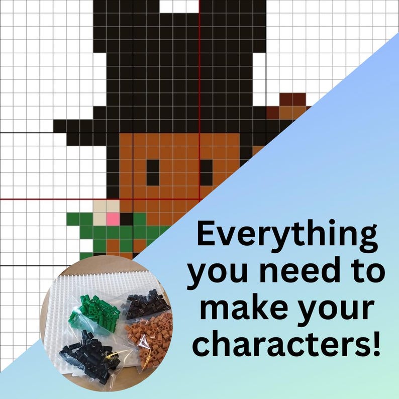Custom Hama Character Creator Kit Dungeons and Dragons - Etsy