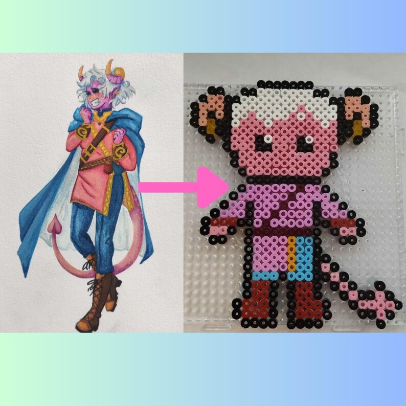 Custom Hama Character Creator Kit Dungeons and Dragons - Etsy