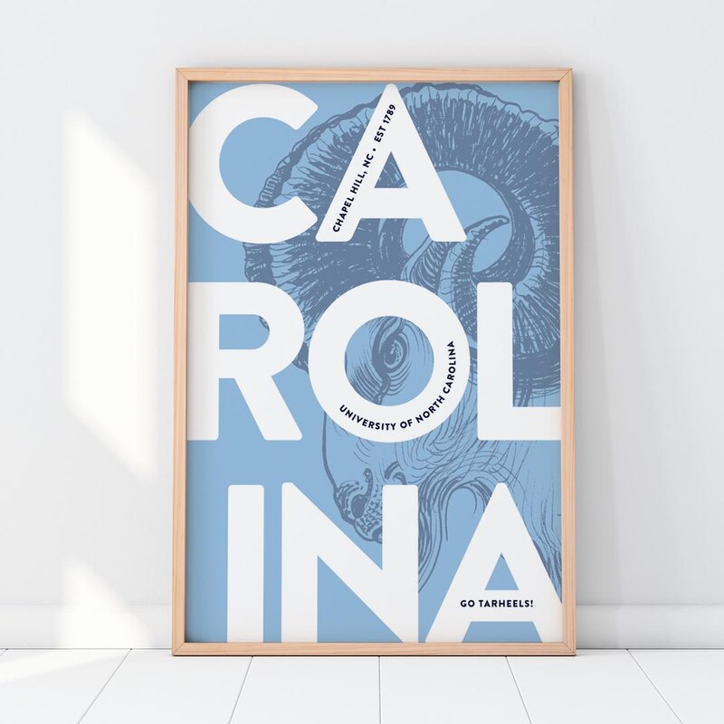 Unc Poster - Etsy