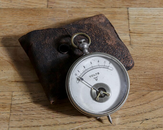 Antique Voltmeter – Vintage Measuring Instrument With Case - Etsy