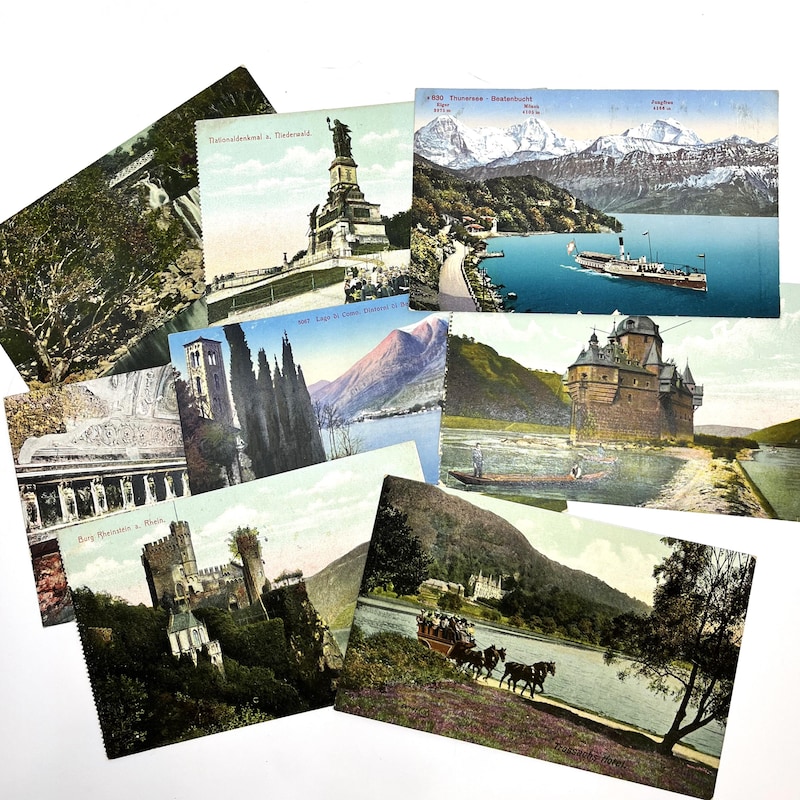 Swiss Postcard - Etsy