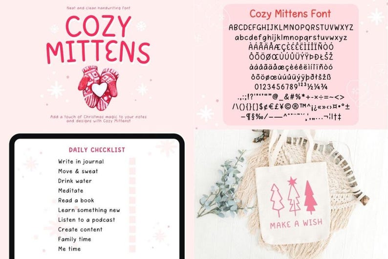 Mini Bundle Christmas Bundle Fonts, Handwritten and Serif Christmas ...