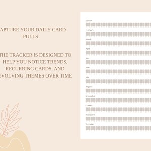Digital Tarot Journal Daily Card Draws Tarot Spreads Tarot Tracker ...