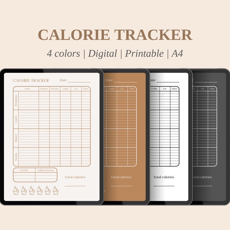 Calorie Tracker - Etsy