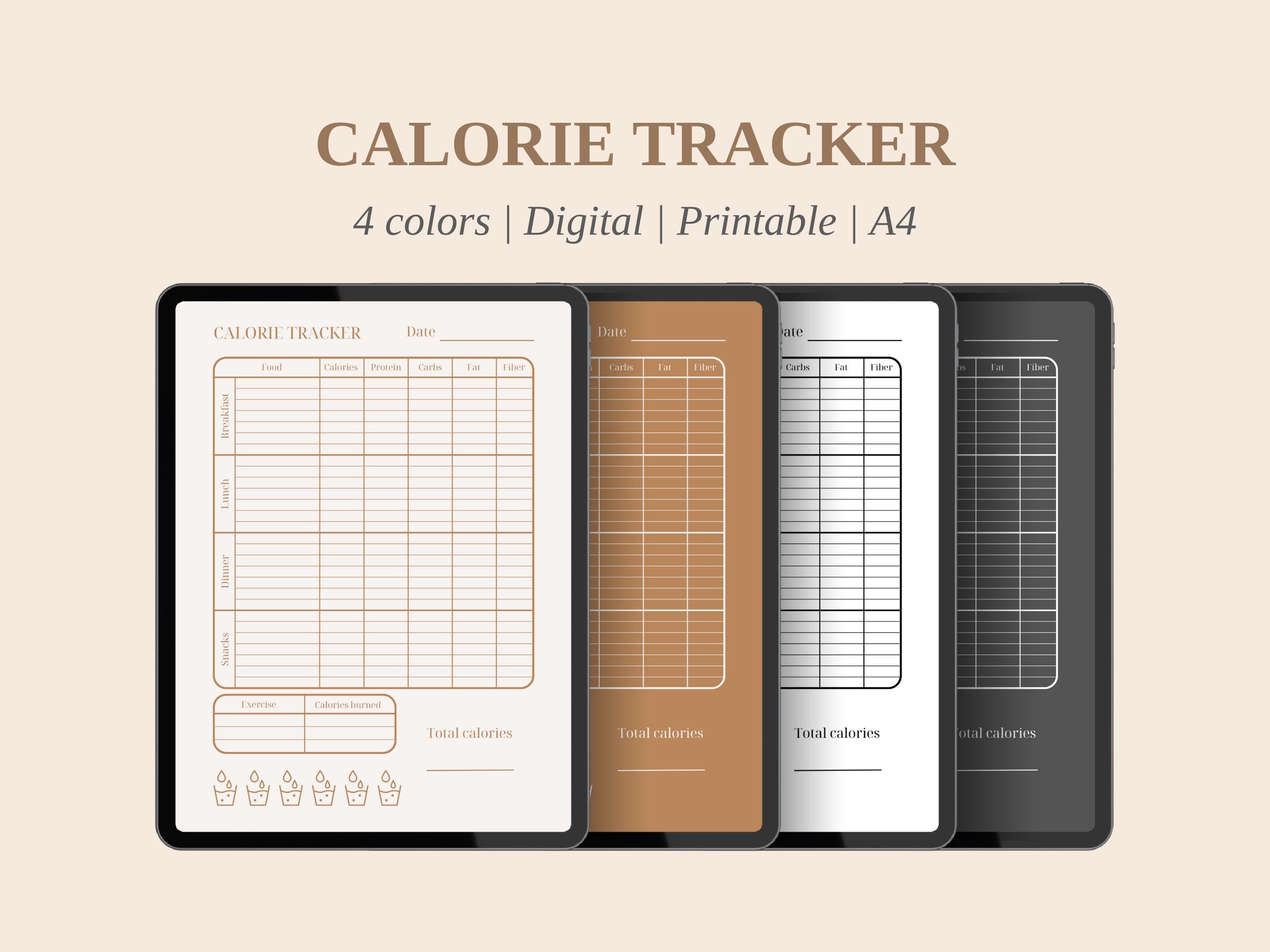 Calorie Tracker Weight Loss Tracker Nutrition Tracker Water Tracker ...