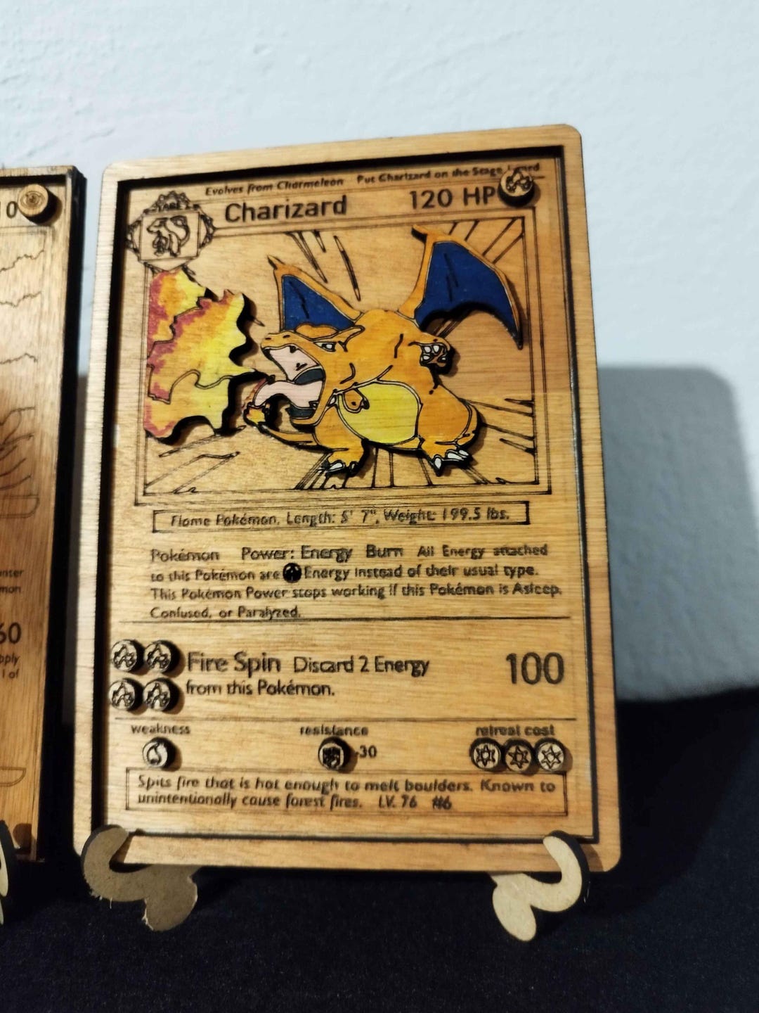 Charizard Pokemon Multilayer Laser Cut 3D Layered Pokémon Card Template ...