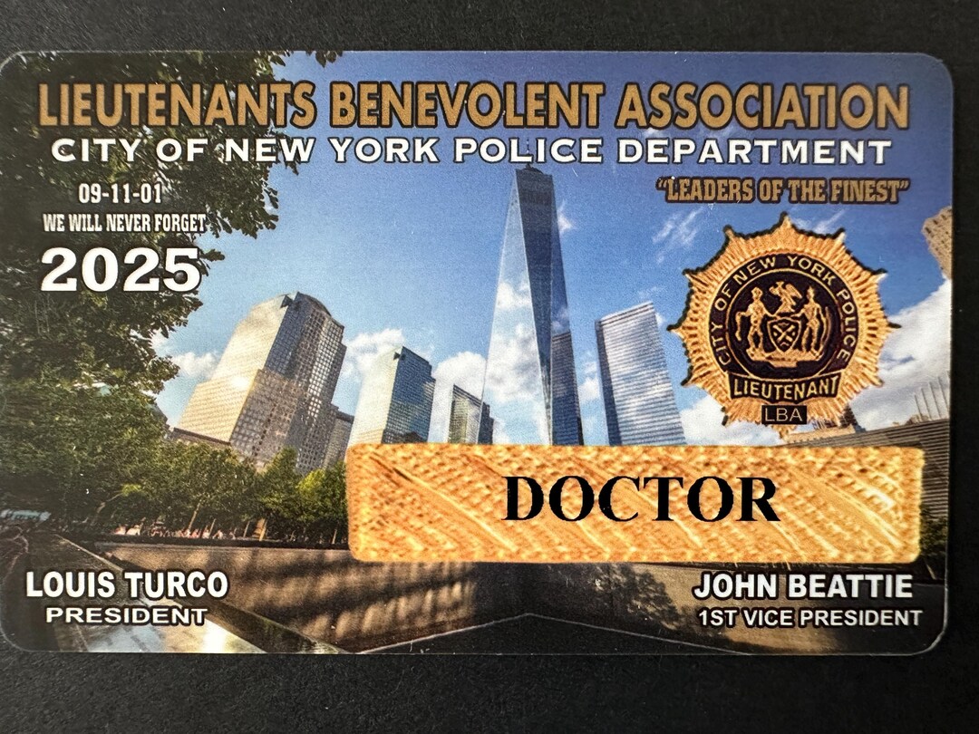 1 Brand New 2025 Pba Lba LIEUTENANTS DOCTOR CARD - Etsy