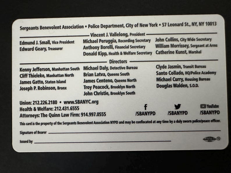 10 Brand New 2025 PBA SBA SERGEANTS Card - Etsy