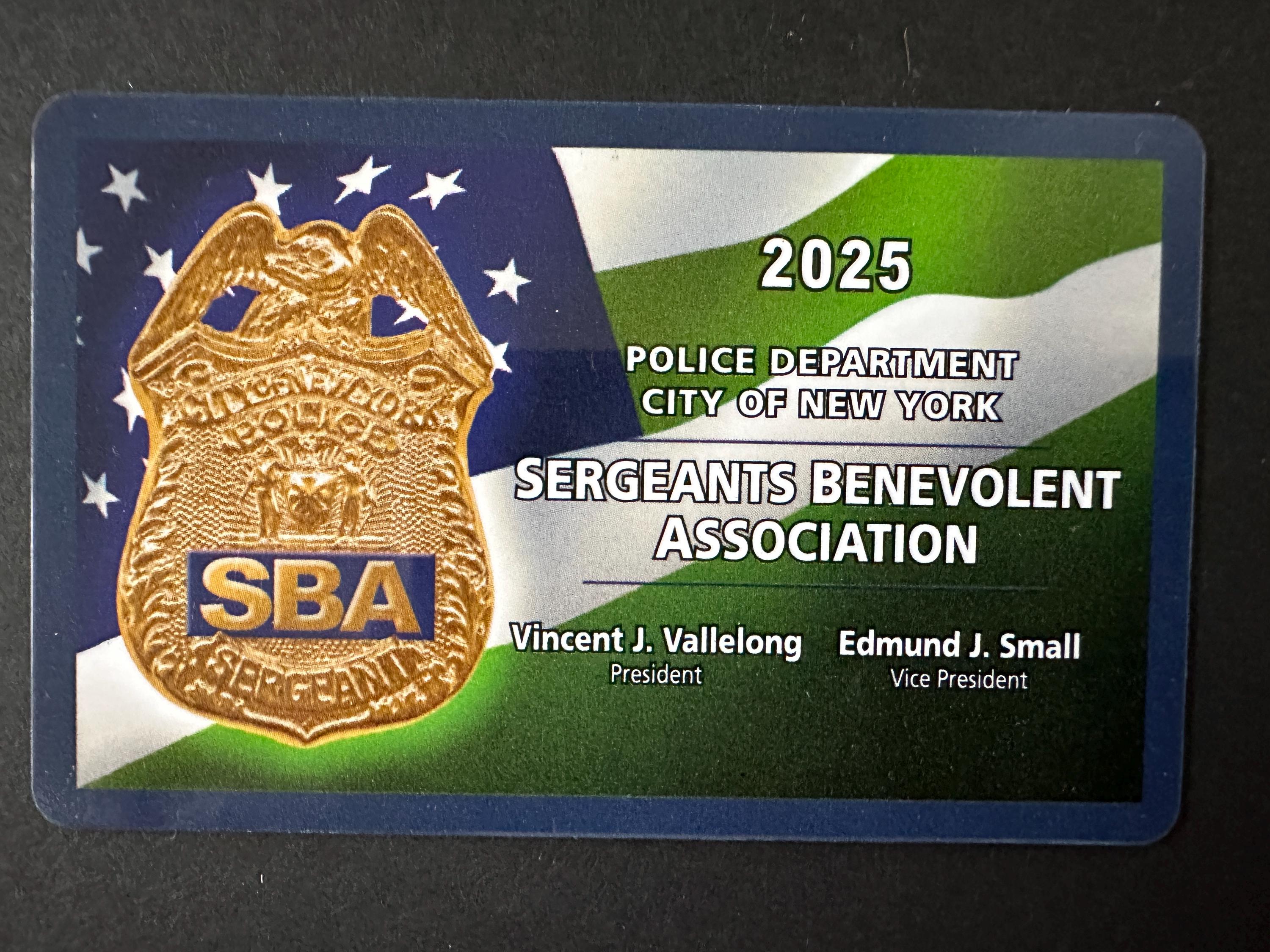 10 Brand New 2025 PBA SBA SERGEANTS Card - Etsy