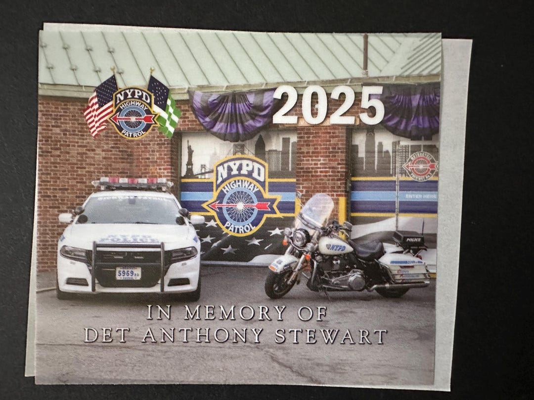 1 New COLLECTIBLE Authentic 2025 Pba NYPD HIGHWAY Sticker Extremely ...