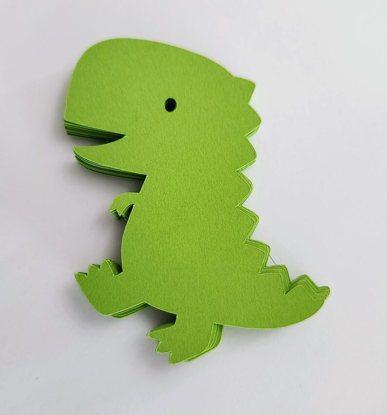 Terriffic T-rex Dinosaur Die Cuts, Cardstock Cut-outs for Your Dino ...