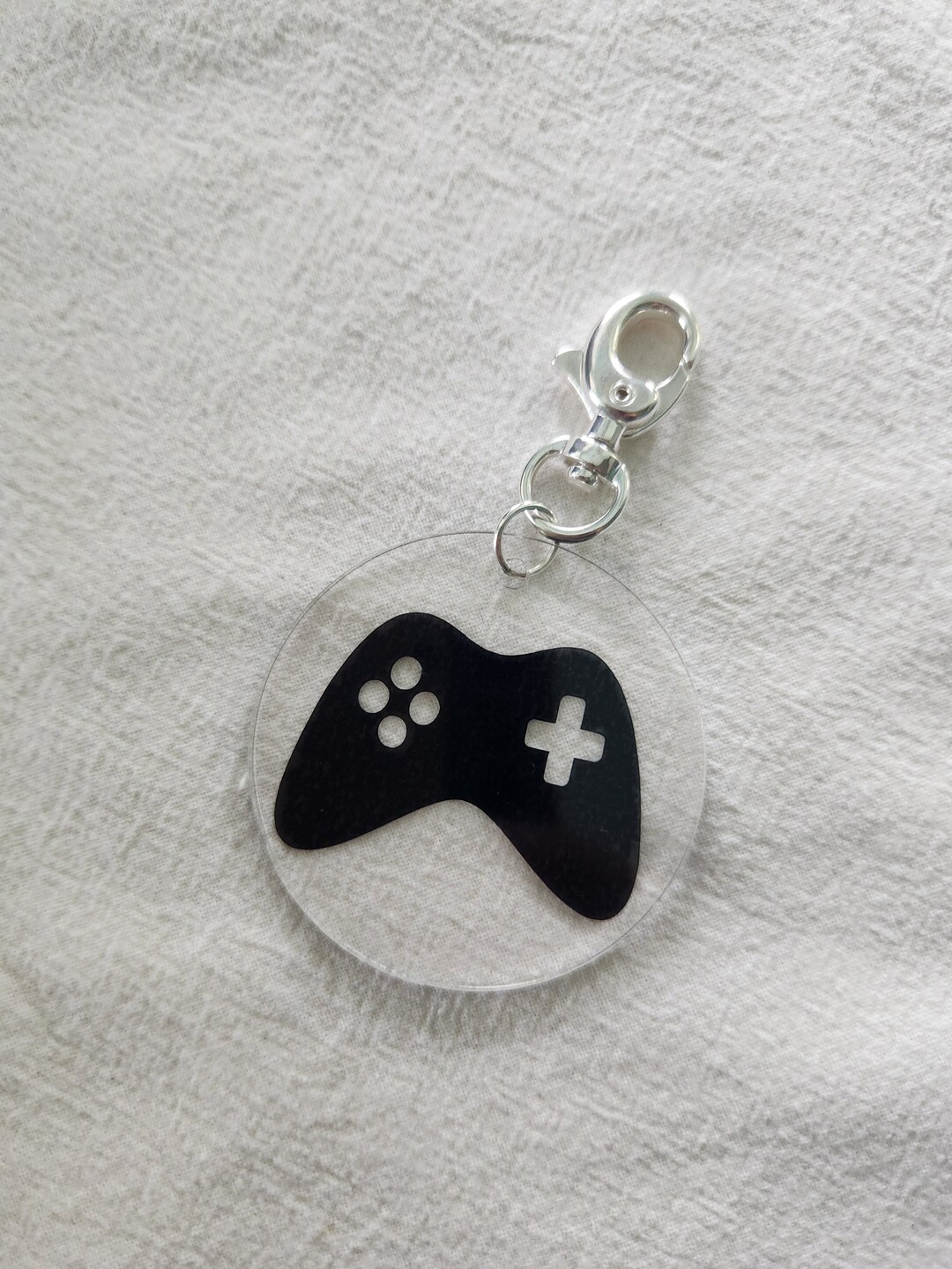 Game On- Video Game Controller Keychain Charm, Bag Tag, Zipper Pull ...