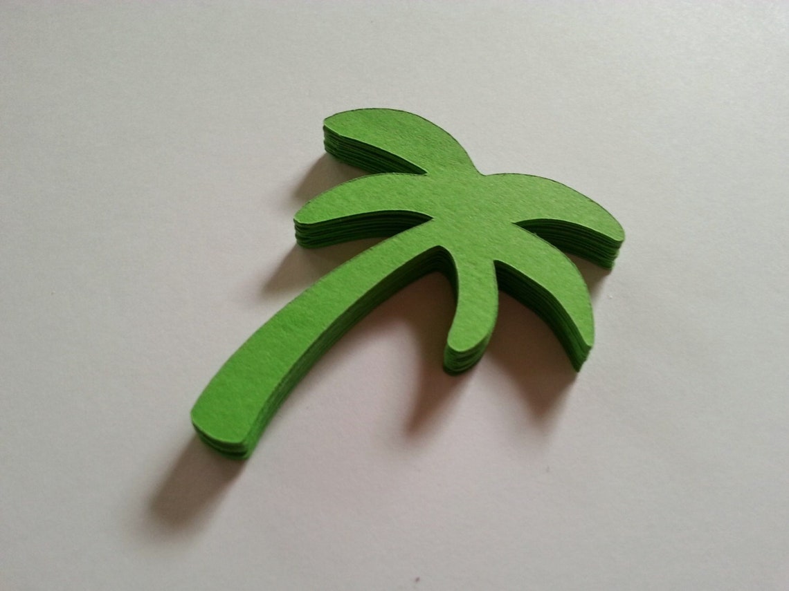 Pretty Palm Tree Die Cuts for Tropical Beach Projects - Etsy