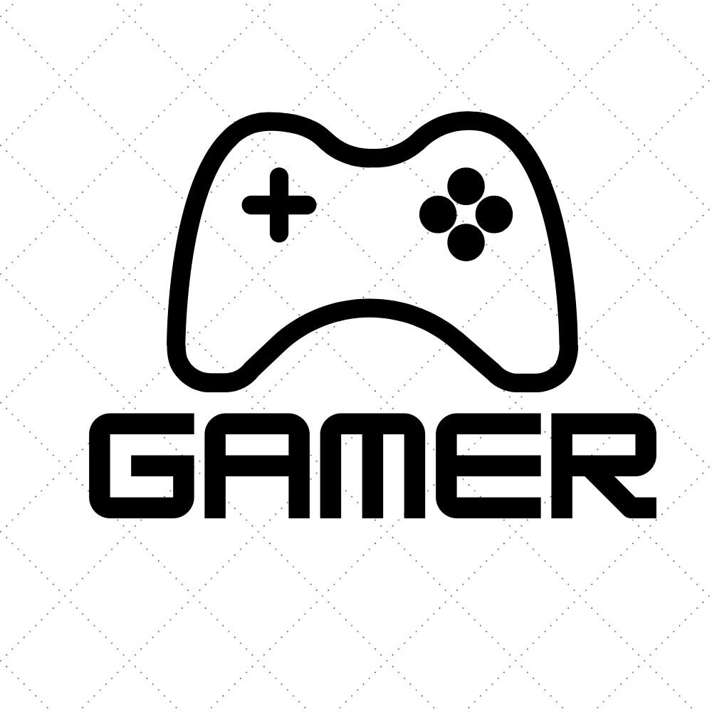 Digital Cut File, SVG, Gamer With Controller, Video Games - Etsy