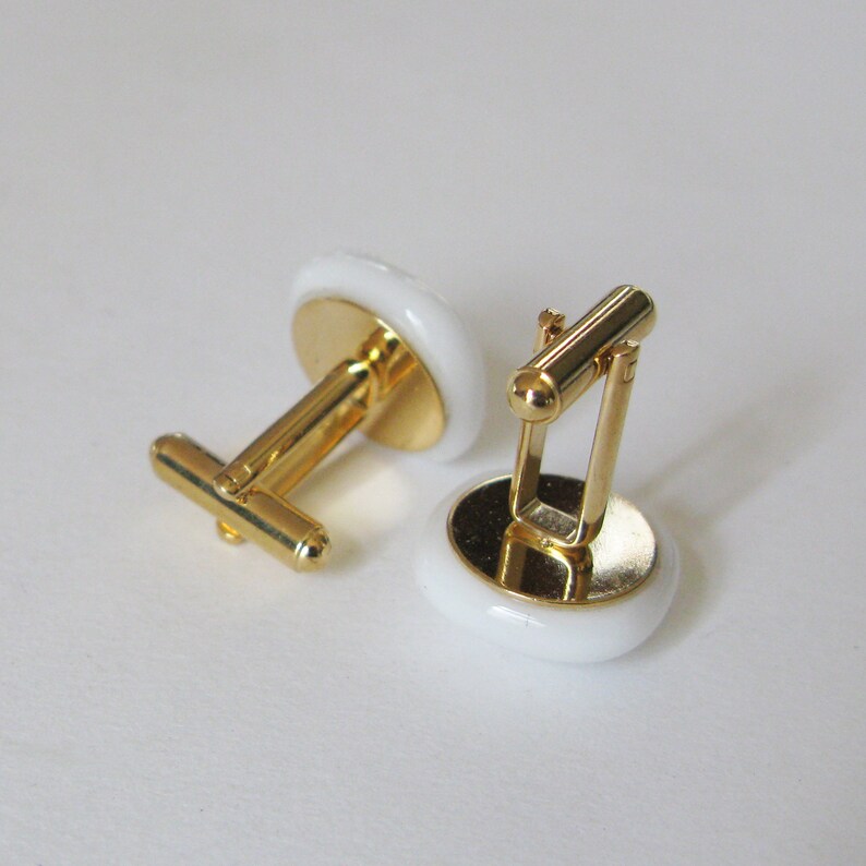 Star of David Cufflinks - One-of-a-kind - Gold Plated Hardware. - Etsy