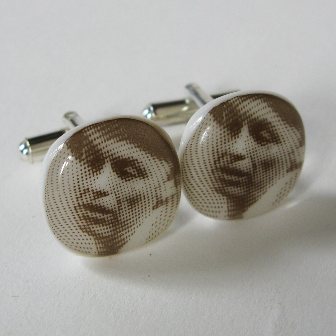 Frank Sinatra Cufflinks - Fused Glass - Etsy