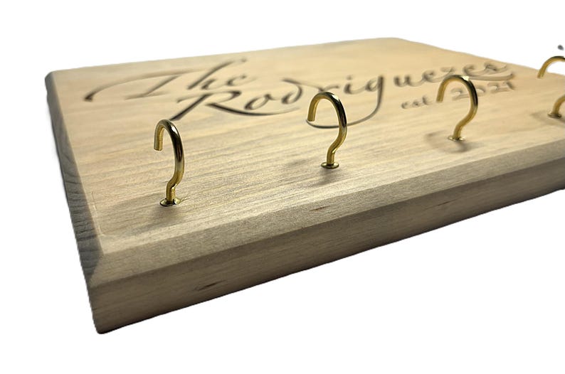 Custom Engraved Sign and Keychain Holder - Etsy