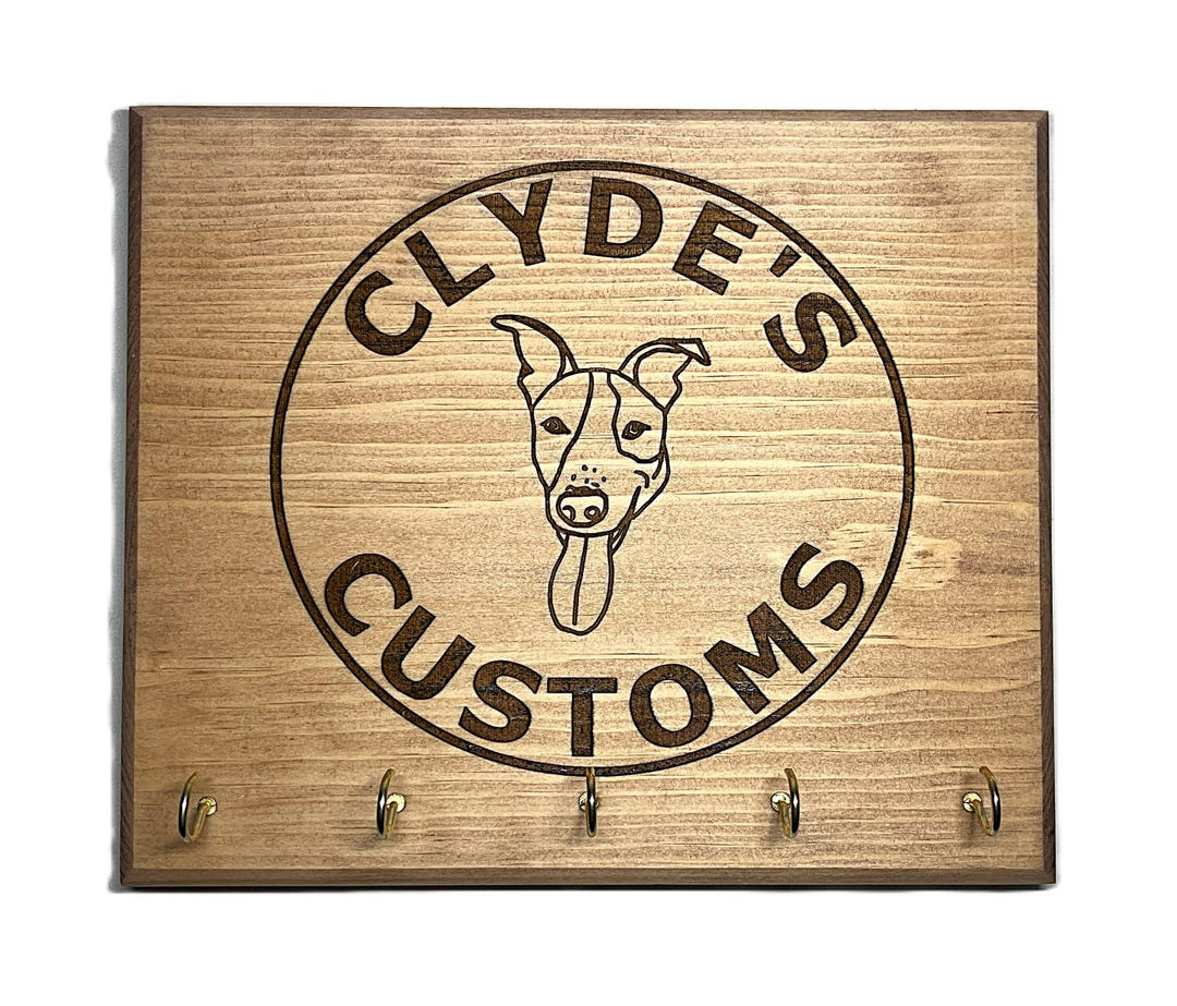 Custom Engraved Sign and Keychain Holder - Etsy