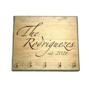 Custom Engraved Sign and Keychain Holder - Etsy