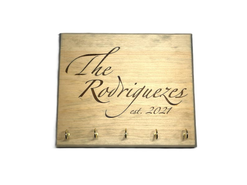Custom Engraved Sign and Keychain Holder - Etsy