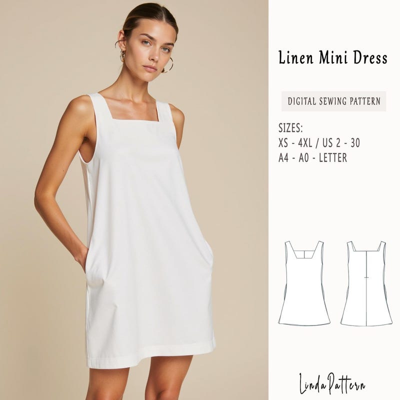 Shift Dress Pattern - Etsy