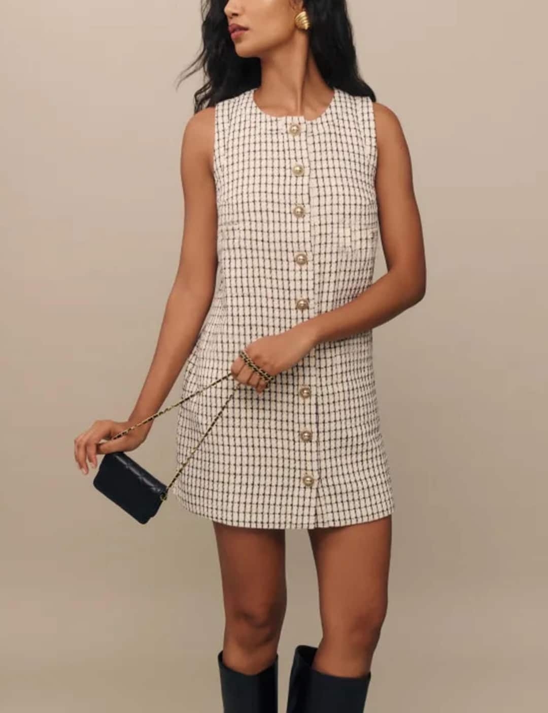 Button Down Mini Dress Sewing Pattern, Button Front Dress, Babydoll ...