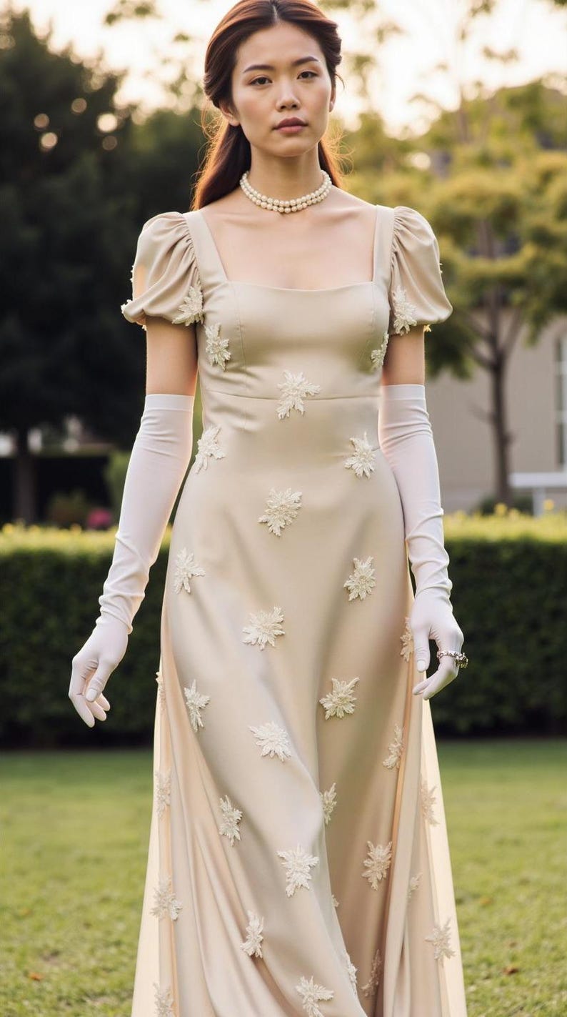 Bridgerton Gown Sewing Pattern, Regency Dress XS-4XL (digital PDF) - Etsy