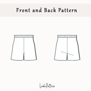 Easy Shorts Pattern Pdf | XS-XXL | Elastic Shorts Pdf Sewing Pattern ...