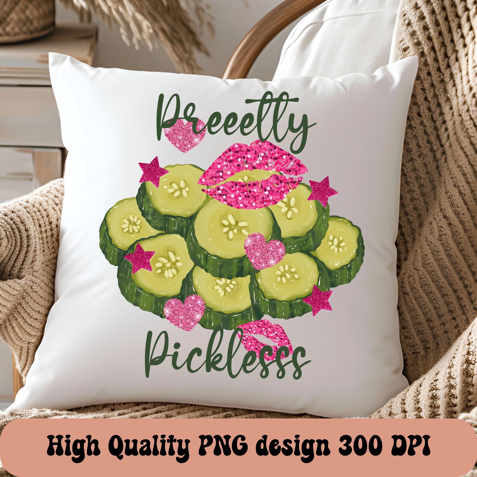 Pretty Pickles Glitter Png, Pickle Lovers Gift Png, Coquette Just a ...