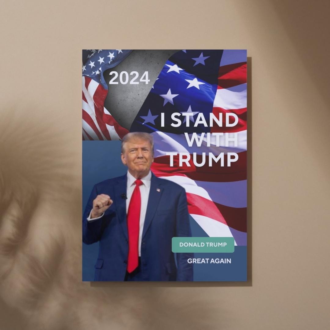Donald Trump 2024 PNG Bundle,i Stand With Trump 2024 Election, Donald ...